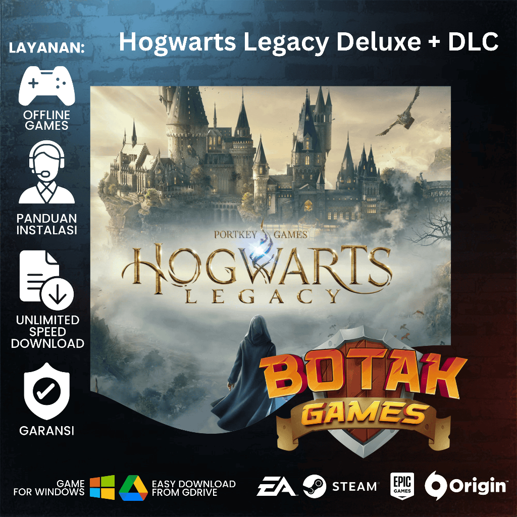 Jual Buy 3 Free 2 - Hogwarts Legacy Deluxe Edition + DLC - PC - Google ...