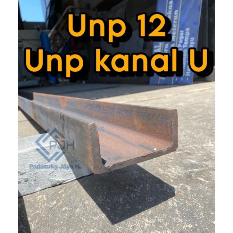 Jual UNP 12 Kanal U 120mm . besi baja UNP multifungsi cocok untuk mesin ...
