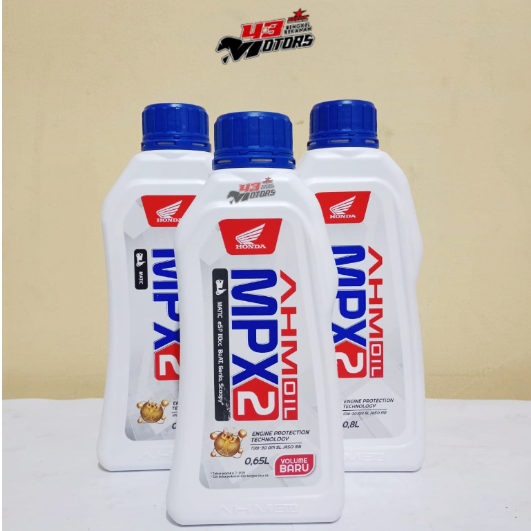 Jual AHM OLI MPX 2 10W-30 MATIC 0,8L & 0,65L | Shopee Indonesia