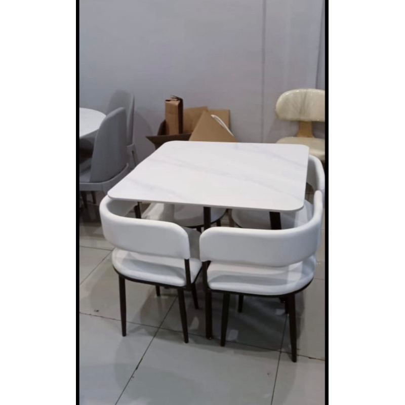 Jual Meja makan / meja cafe granit square | Shopee Indonesia
