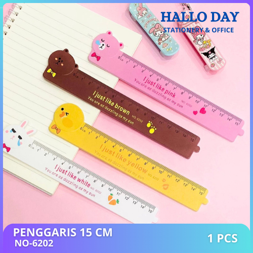 Jual HD Penggaris 15 cm / Penggaris Lucu / Ruler / Penggaris Aesthetic ...
