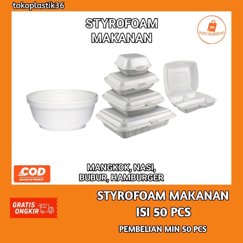 Jual Styrofoam / Sterofoam isi @50pcs Styrofoam Seblak - Styrofoam ...