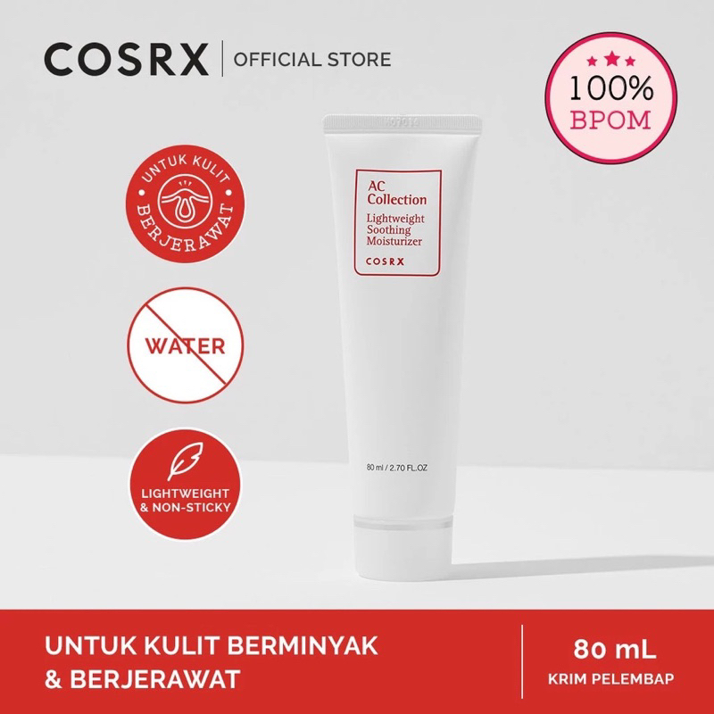 Jual COSRX AC Collection Lightweight Moisturizer - 80 ML (Pelembap ...