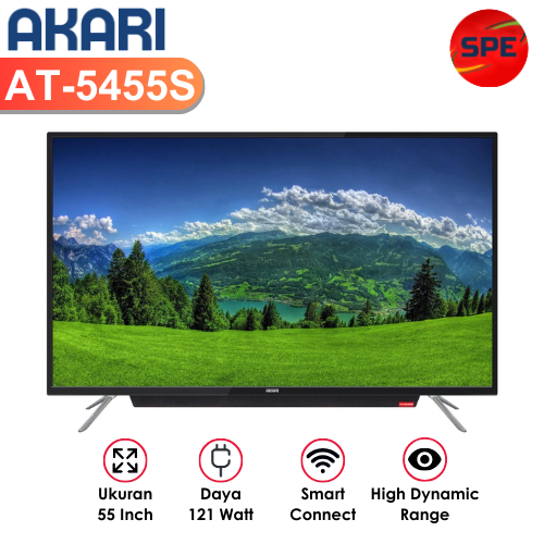 Jual LED TV AKARI 55 INCH AT-5455S / AT5455S GARANSI RESMI (MEDAN ...