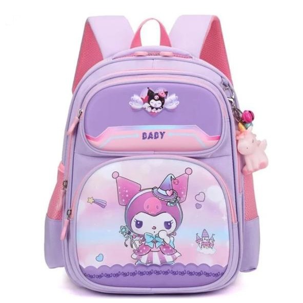 Jual BBS Tas Ransel Sekolah sd SMP Anak Perempuan Tas Sekolah Anak KUROMI Anti Air Model Korea ...