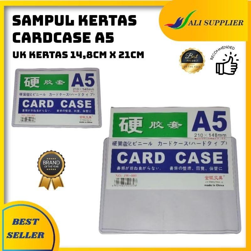 Jual CARD CASE A5 TEBAL / SAMPUL A5 / COVER A5 / PLASTIK A5 / MAP A5 ...