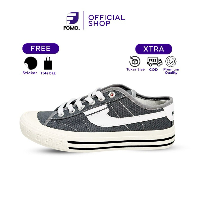 Jual FOMO - Sepatu Astro Grey Series 36-44 Sepatu Sneakers Kasual ...