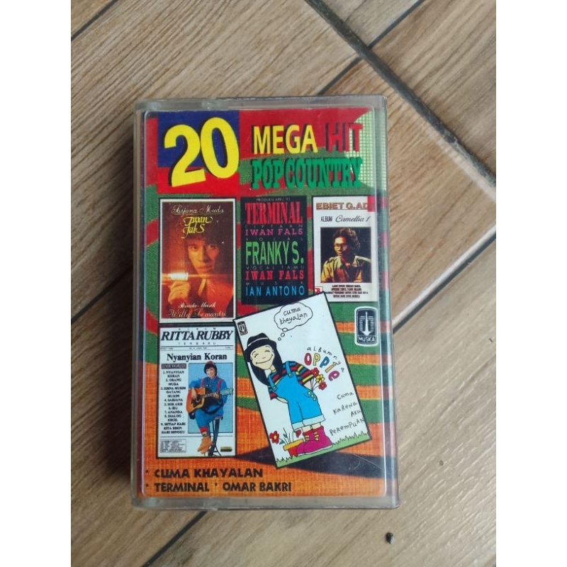 Jual kaset pita kompilasi 20 mega hits pop country | Shopee Indonesia