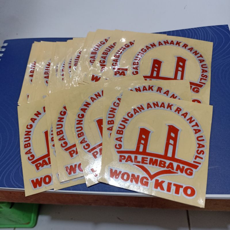 Jual Stiker anak rantau Palembang, sticker wongkito, stiker ank rantau ...