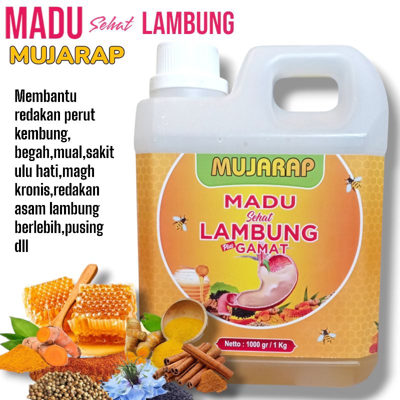 Jual Madu Lambung Magh Kronis 1 kg MUJARAP | Shopee Indonesia