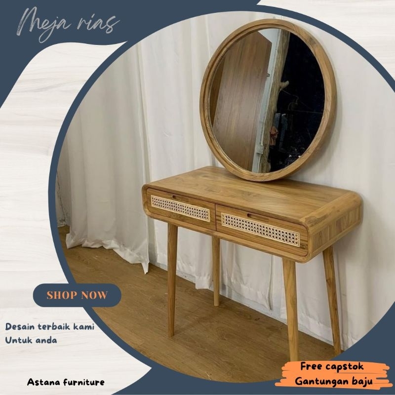 Jual Meja Console Minimalis Meja Konsol Minimalis Modern Jati Meja Rias ...