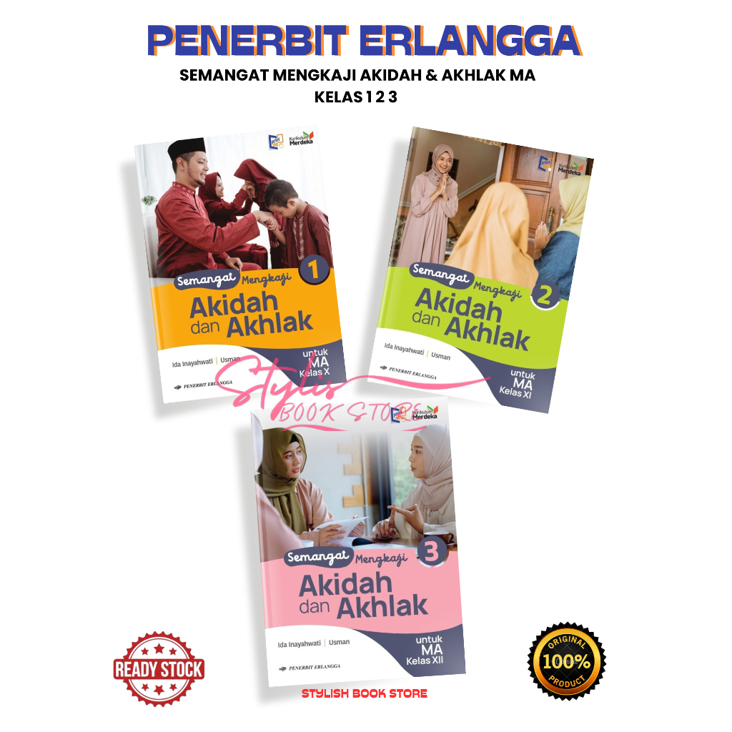 Jual BUKU PELAJARAN SEMANGAT MENGKAJI AKIDAH DAN AKHLAK MA KELAS 10 11 12 KM KURIKULUM MERDEKA ...