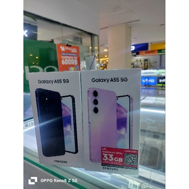 Jual Samsung A55 8/256GB Baru segel box garansi resmi 12 Bulan | Shopee ...