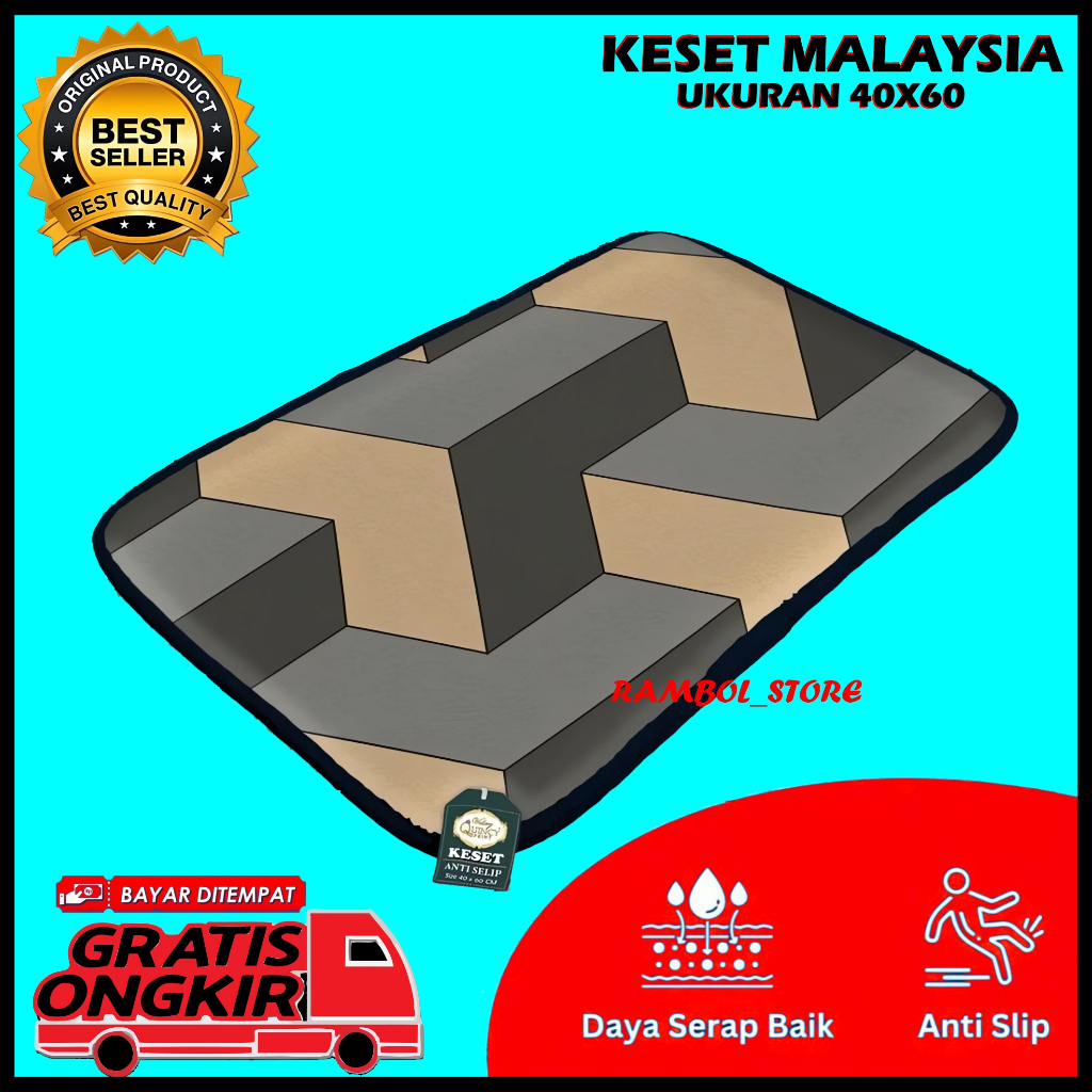Jual KESED MALAYSIA UKURAN 40X60 TEBAL MOTIF SULTAN | Shopee Indonesia