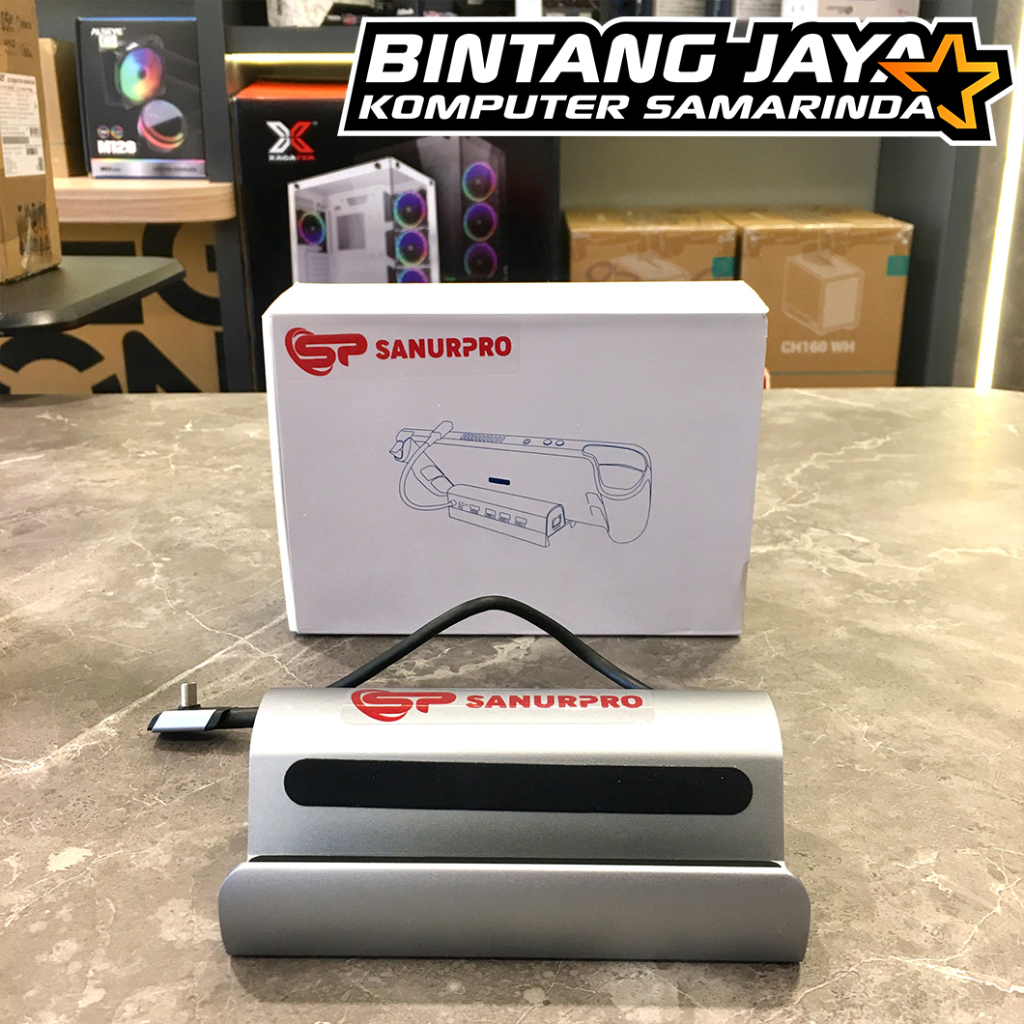 Jual SANURPRO Type-C 6-in-1 Docking Station for Steam Deck HDMI + USB ...