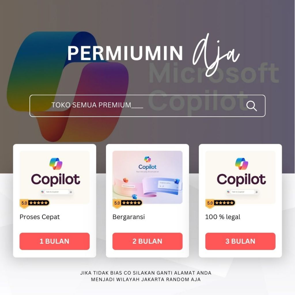 Jual Microsoft Copilot Pro 60 Hari - 100% Private + Full Garansi ...