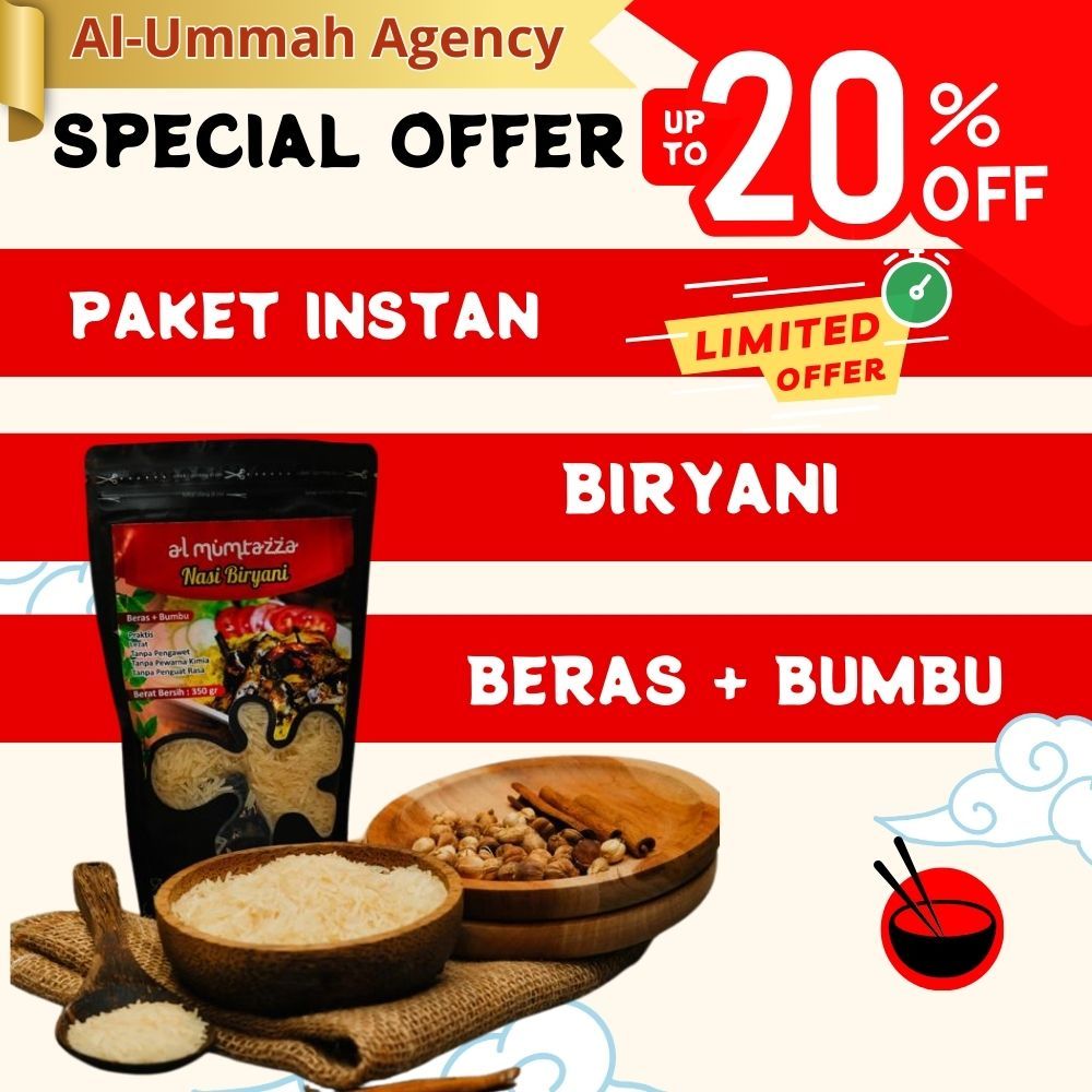 Jual Nasi Biryani Paket Instan Beras Basmati dan Bumbu Biryani Khas ...