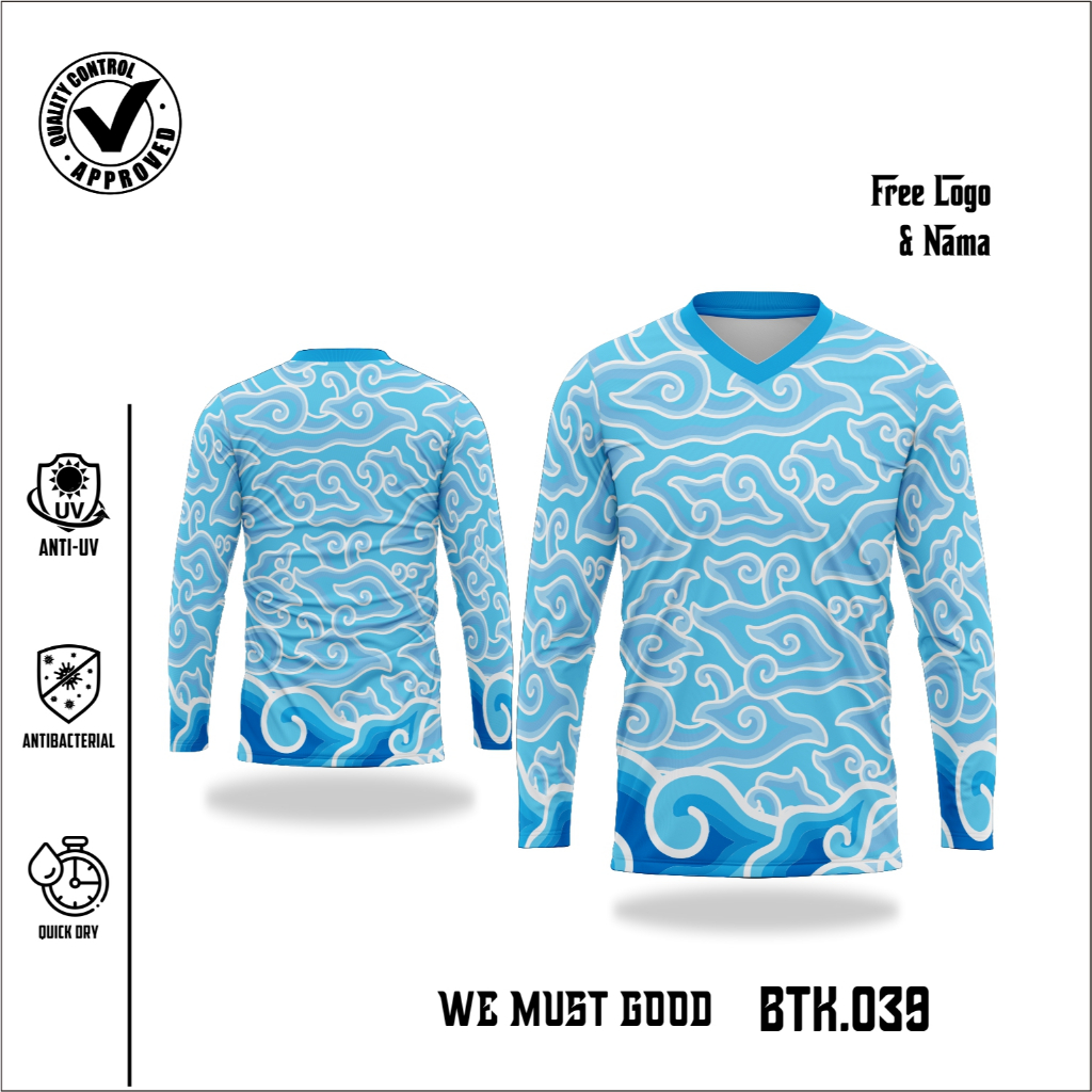 Jual Baju Jersey Edisi Motif Batik Quick Dryfit | Full Printing ...