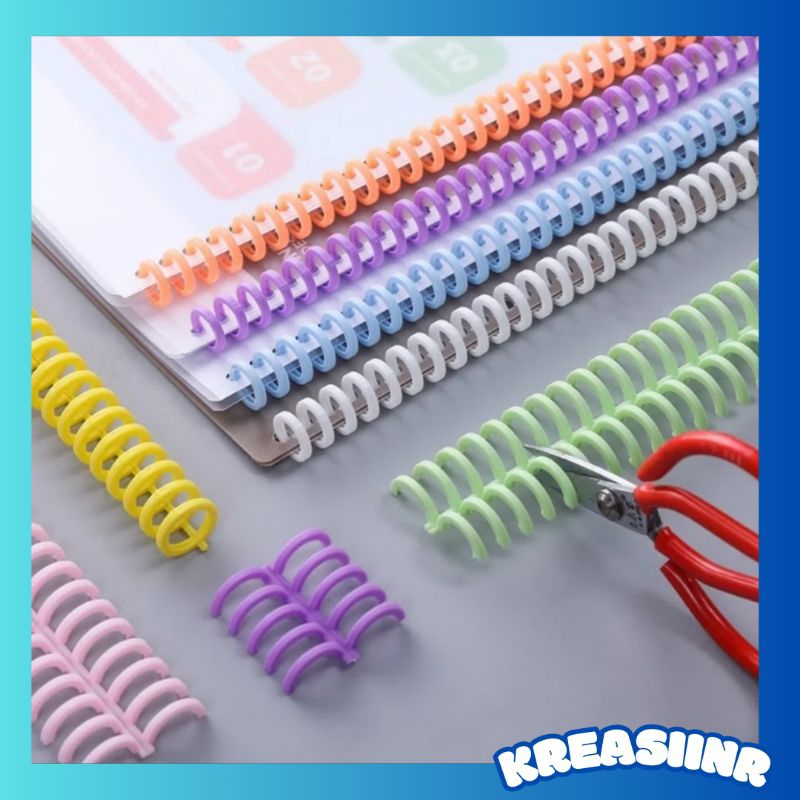 Jual Ring Binding Binder Loose 30 holes / Spiral Ring plastik | Shopee ...