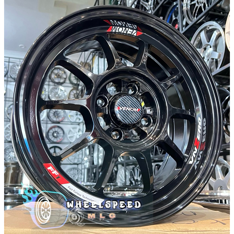 Jual velg racing mobil model venom R15 pcd 4x100 brio, jazz, ayla, sigra | Shopee Indonesia