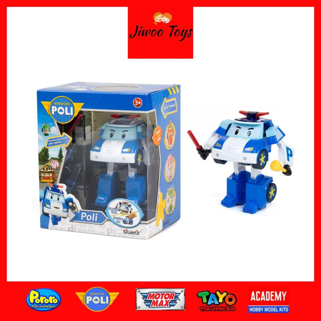 Jual Silverlit Robocar Poli Transforming Robot Poli Light 83094 ...