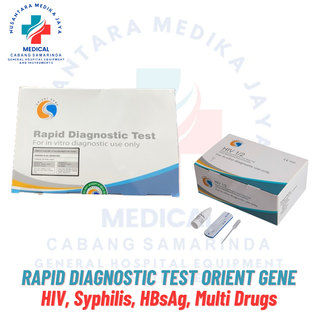 Jual Rapid Diagnostic Test Orient Gene Alat Tes (Hiv, Syphilis, HBsAg ...