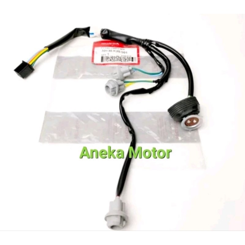 Jual Fiting Pitting Lampu Kabel Soket Lampu Depan Honda Beat Fi K25 100 ...
