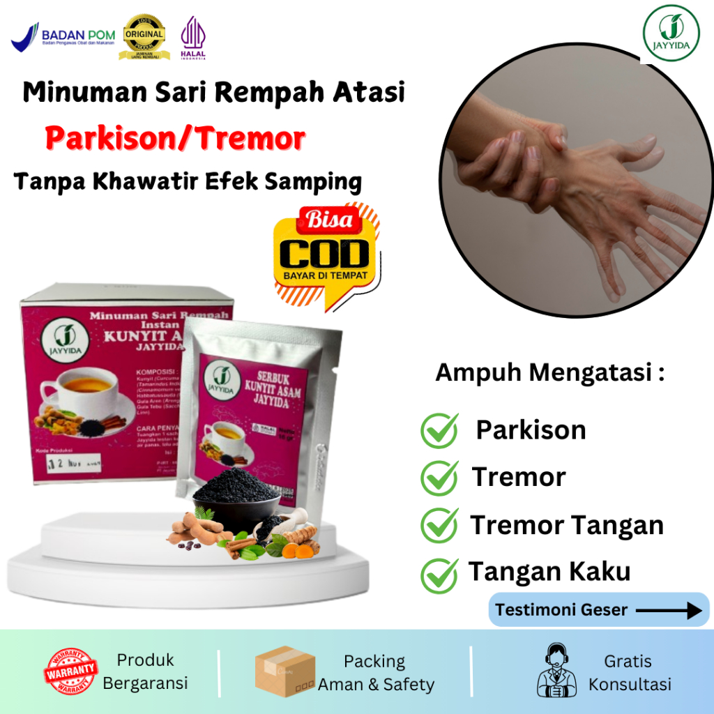 Jual Obat Parkison Tremor - Tangan Gemetar - Gerak Sendiri - Syaraf ...