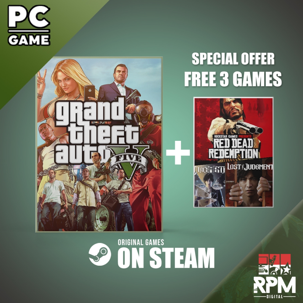 Jual Grand Theft Auto V / Grand Theft Auto 5 / GTA V / GTA 5 - Premium Edition PC ORIGINAL ...