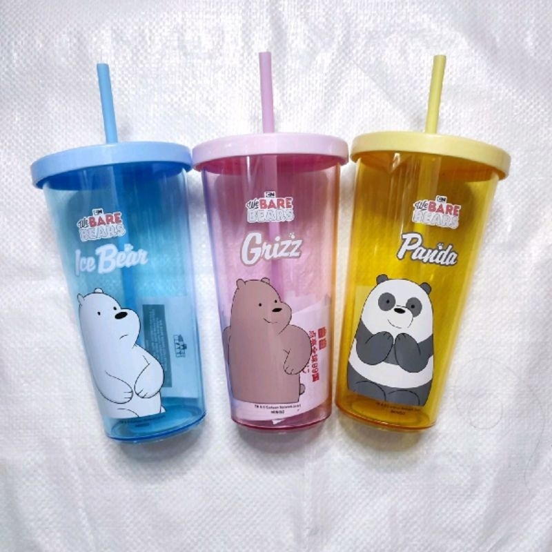 Jual MINISO WE BARE BEARS TUMBLR 600ML | Shopee Indonesia
