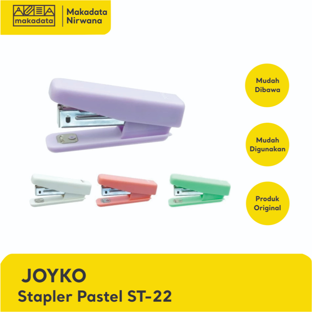 Jual JOYKO STAPLER PASTEL ST-22 (1 PCS) | Shopee Indonesia