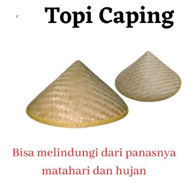 Jual Topi Caping Bambu Polos untuk Petani dan Anak Sekolah - Outdoor ...