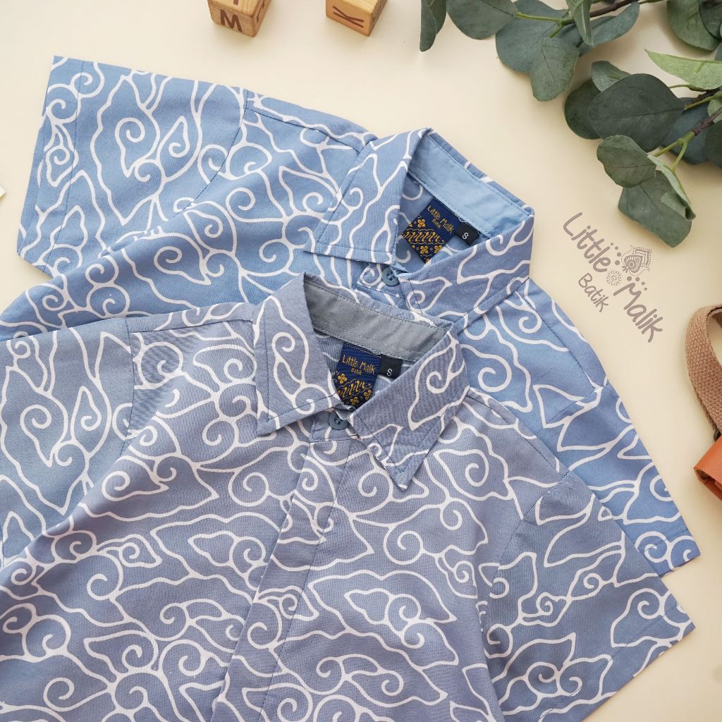 Jual -Batik Organik- Kemeja Batik Anak Lengan Pendek By Little Malik ...