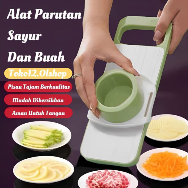 Jual Parutan Sayur dan Buah Parutan Serbaguna Baja Tahan Karat Pemotong ...