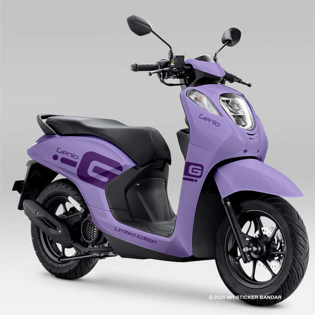 Jual Sticker Decal Genio Dekal Honda Geniio Stiker Honda Gennio Full ...