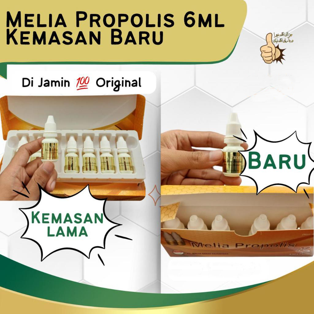 Jual Propolis Melia Sehat Sejahtera Per Box isi 7 btl Propolis Original ...