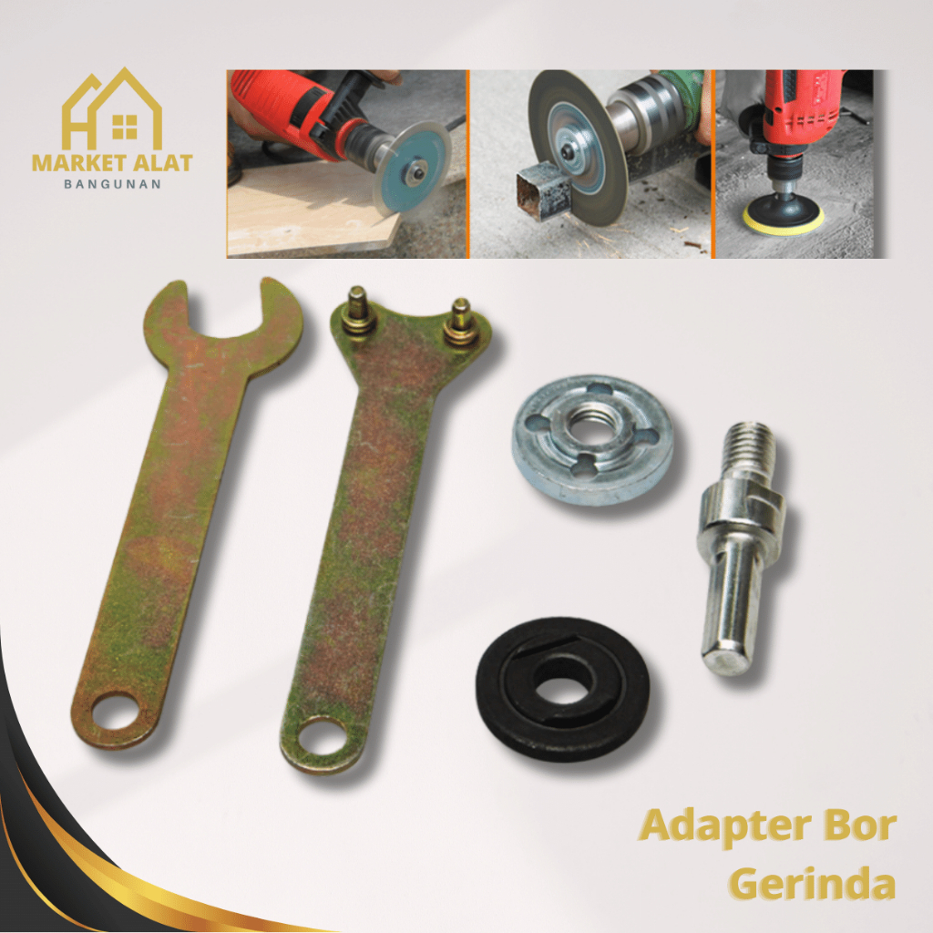 Jual Adaptor Mesin Bor Ke Gerinda Isi 5 pcs Untuk Mesin Bor 10 MM dan ...