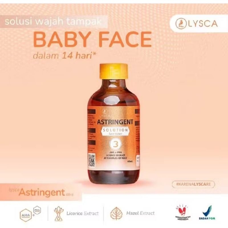 Jual LYSCA Astringent AHA PHA Exfoliating Toner Wajah | Shopee Indonesia