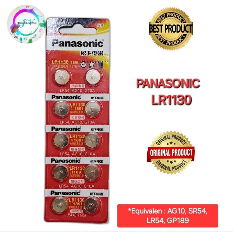 Jual Baterai LR1130 Panasonic Original - Perlembar | Shopee Indonesia