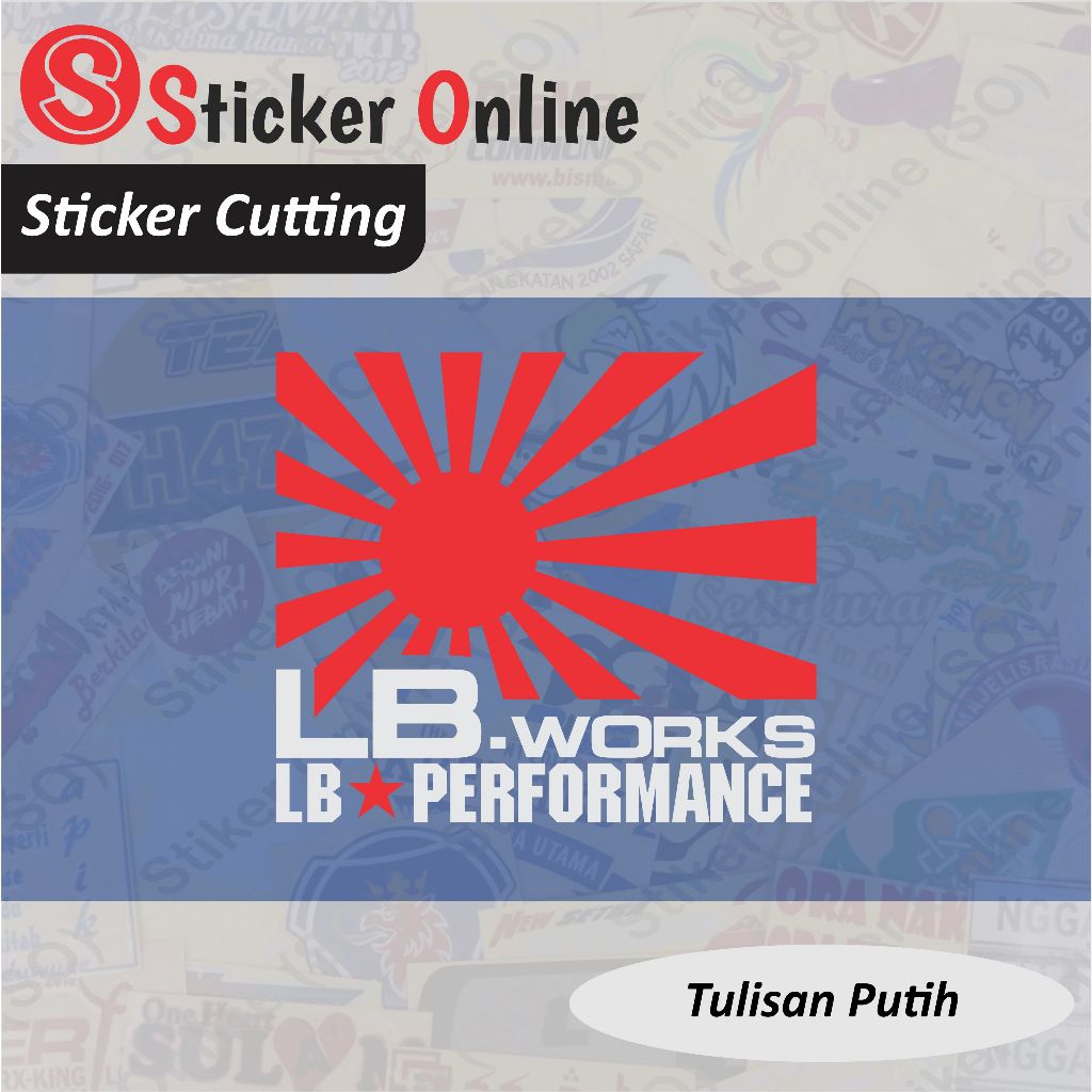 Jual Stiker LIberty Walk JDM | Sticker Cutting Liberty Walk JDM Motor ...