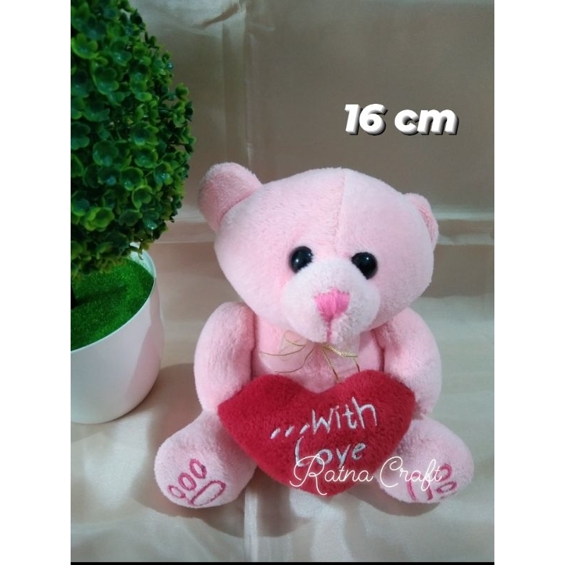 Jual Boneka Love Teddy Bear untuk Buket, Koleksi, Mainan, Maskot, atau ...
