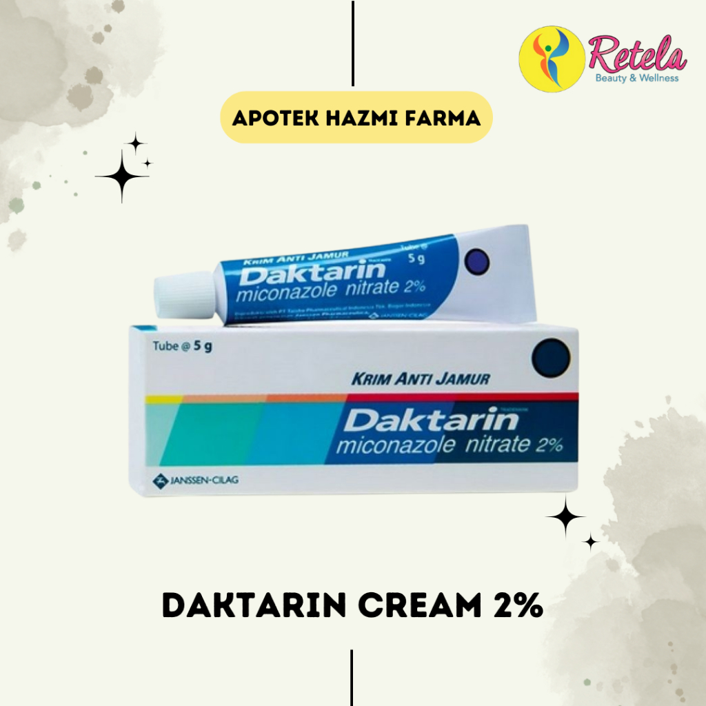 Jual Daktarin Krim Anti Jamur / Panu / Infeksi Kulit |/Gatal isi 5 Gram ...