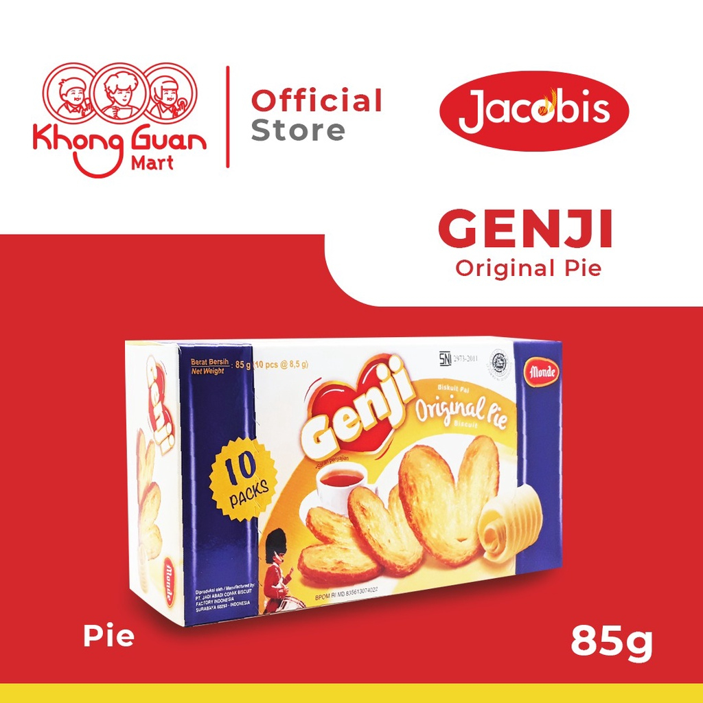 Jual MONDE Genji Original Pie Box 85 Gram | Shopee Indonesia