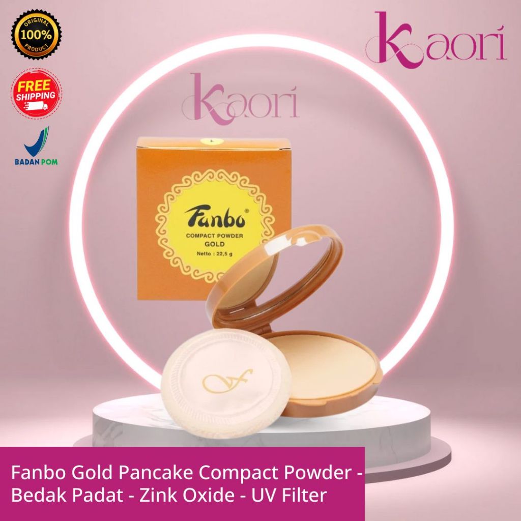 Jual KAORI - Fanbo Gold Pancake Compact Powder - Bedak Padat | Shopee ...