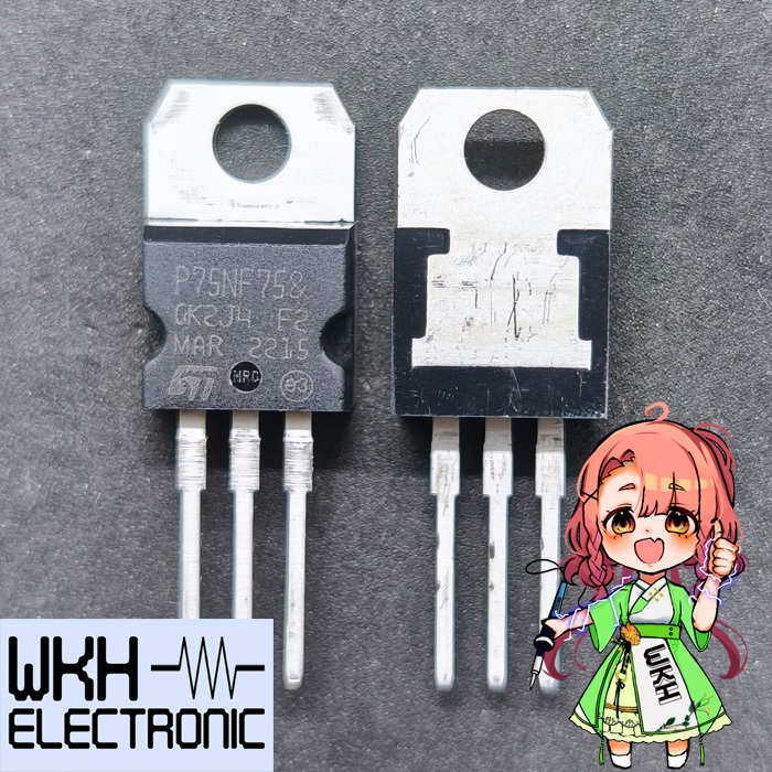 Jual P75NF75 STP75NF75 Electric MOSFET 75V 75A | Shopee Indonesia