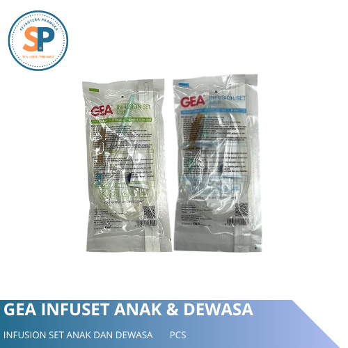 Jual GEA - Infusion Set / Infuset Set Dewasa dan Anak - Pcs | Shopee ...