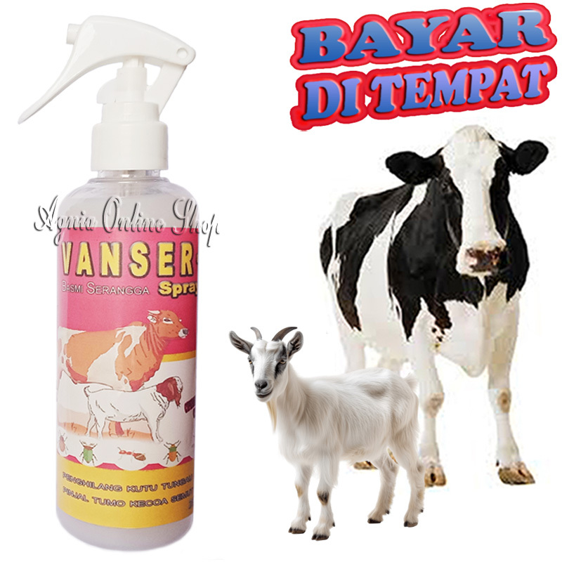 Jual Obat Sapi Kambing Penghilang Gurem Kutu VANSER 250 ML Anti Parasit ...