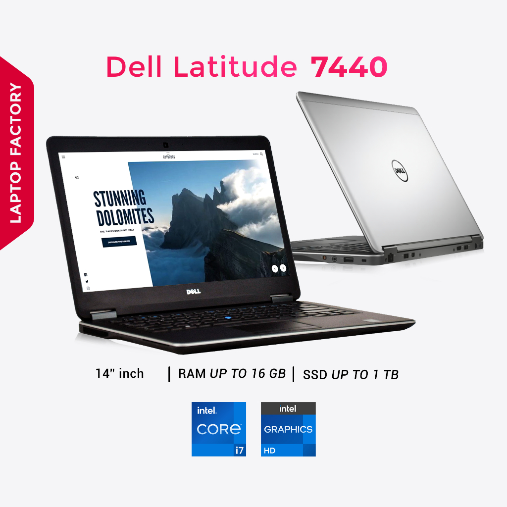 Jual Dell Latitude 7440 Core I7 Gen 4 I Ram 8 Gb Ssd 1 TB I Windows 10 ...