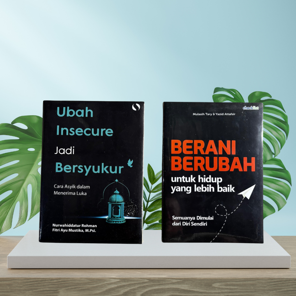 Jual Paket 2 Buku BERANI BERUBAH Menjadi Lebih Baik - UBAH INSECURE Jadi BERSYUKUR - Motivasi ...