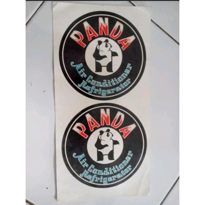 Jual sticker iklan jadul panda air conditioner ori stiker vintage | Shopee Indonesia